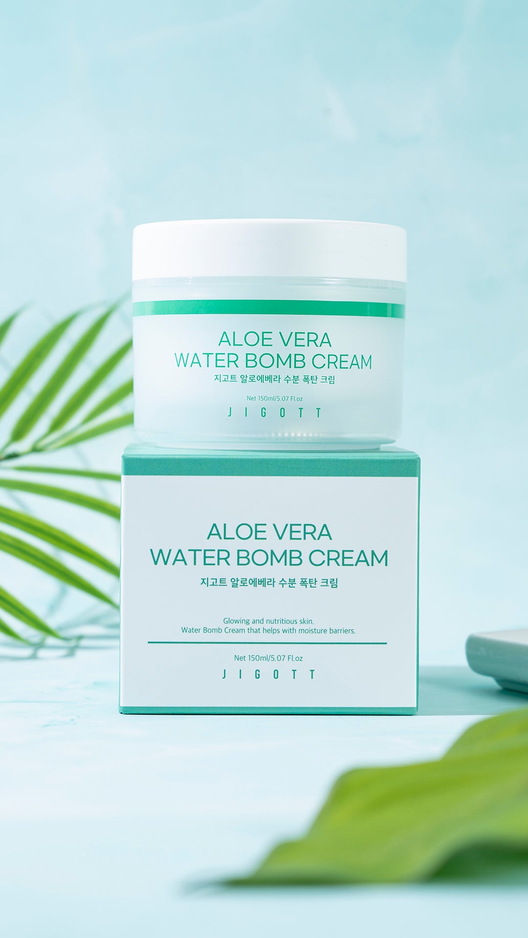 Jigott Aloe Vera Water bomb Cream – Kanao Kr