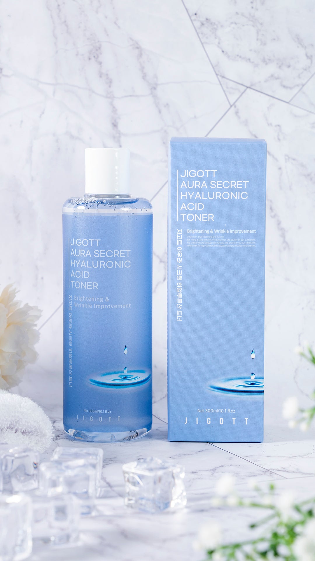 JIGOTT Tónico Humectante con Ácido Hialurónico Niacinamida Adenosina ...