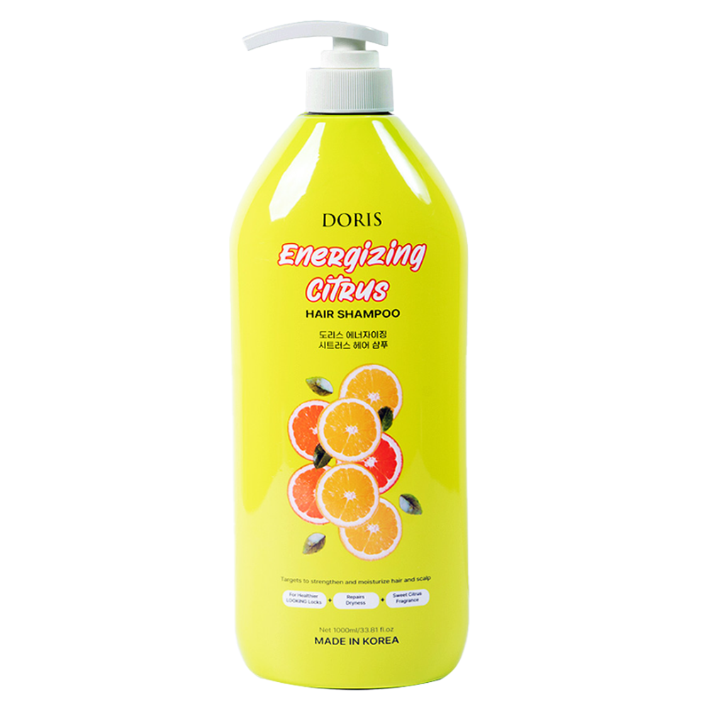 Doris Shampoo Energizante para cabello, extracto de Cítricos – Kanao Kr